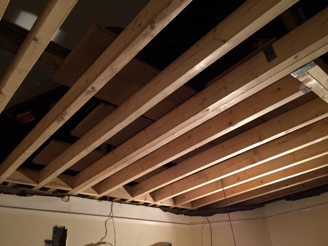 thick wooden beams | springdalegarden